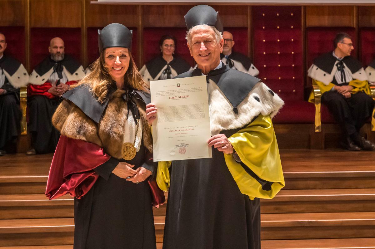 Honorary Doctorate Degree to Gary Gereffi | Department of Economics and ...